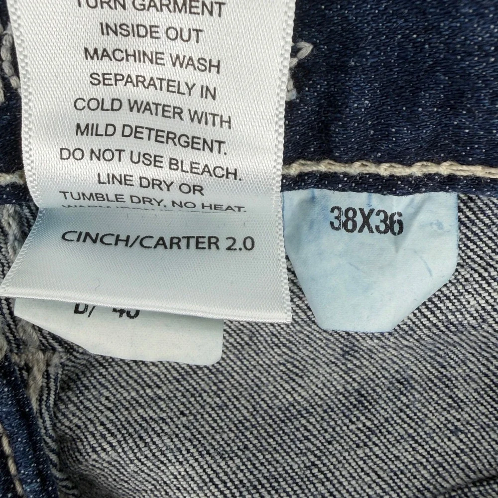 Cinch | Jeans | Cinch Jeans Mens 38x36 Carter 2 Relaxed Fit Dark Wash ...